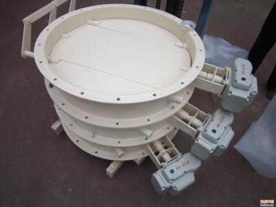 China Marine Circular Manual Fire Damper 100mm 24V for Ship Ventilation Systems for sale
