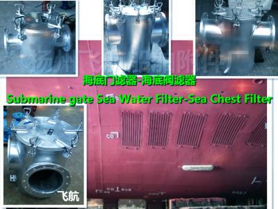 China Submarine CB/T497 High Sea Bottom Door Seawater Filter 150mm Low Sea Bottom Door for sale