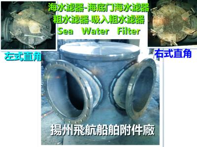 China CBM1061-81 Right Angle Sea Water Filter 1 Inch NPT Marine Grade 316 Stainless Steel for sale