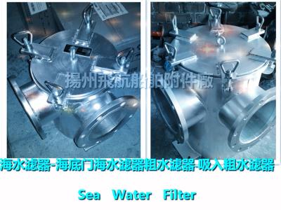 China Marine Right Angle Sea Water Filter 316 Stainless Steel 1 Inch NPT Inlet for sale