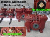 China Marine Duplex Crude Oil Filter AS32-0.18/0.13 CB/T425-94 Cast Iron Double Oil Strainer DN32 for sale