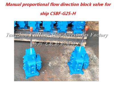 China Supply ship CSBF-G25-H manual proportional flow compound valve for sale