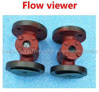 China Overflow Tube Flow Observer Sight Glass Indicator 1/2 Inch NPT 150 PSI for sale