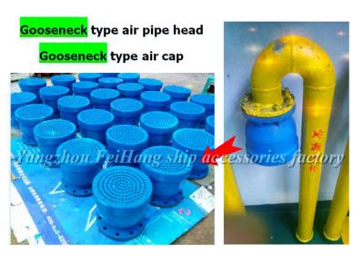 China Marine Gooseneck Air Pipe Head Ventilation Cap 250mm Diameter Steel for sale