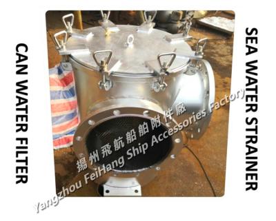 China Flying B Type Right Angle Seawater Filter 6 Inch 150 PSI Suction Coarse Strainer for sale