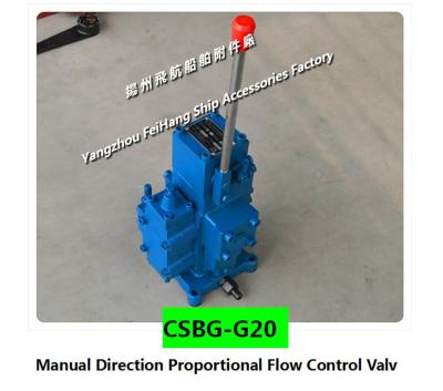 China CSBF-G20 Manual Proportional Flow Valve 20 L/min Hydraulic Control Valve for sale