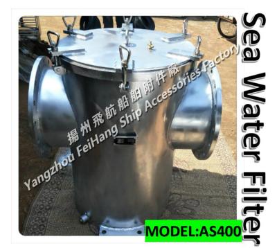 China AS400 CB/T497-1994 Central Fresh Water System Seawater Filter 400mm Daily Standard Cylindrical for sale