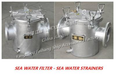China Main Sea Water Pump Inlet Crude Water Filter AS100 CB/T497-2012 100mm Flange for sale
