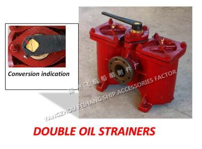China AS80-0.40/0.22 Double Low Pressure Oil Filter CB/T425-94 Marine 80mm for sale
