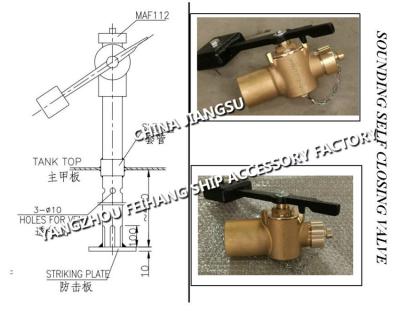 China Marine Bronze Sounding Self-Closing Valve CB/T3778-1999 DN20 for sale