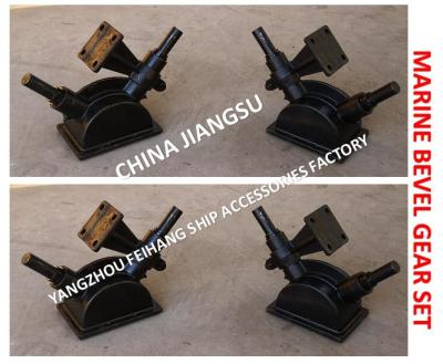 China Marine Bevel Gear Set with Bracket CB/T3791-1999 1:1 Ratio 100mm Shaft for sale