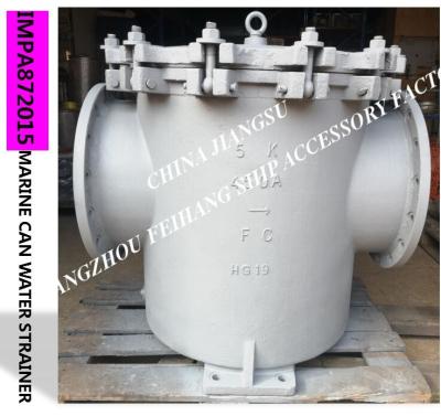 China IMPA872015 Bulk Seawater Pump JIS 5K-450A Straight-Through Cylindrical Seawater Filter S-TY for sale