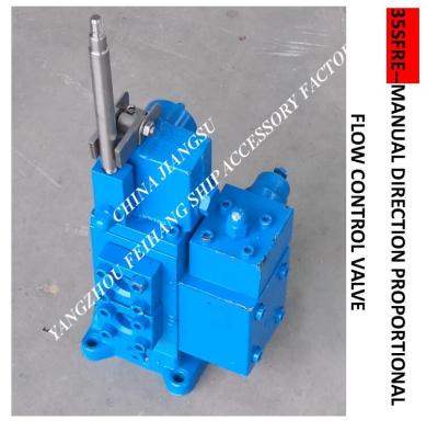 China Marine Manual Proportional Flow Directional Valve 35SFRE-MO15-H3 350 Bar for sale