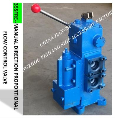 China Marine Manual Proportional Flow Directional Valve 35SFRE-MO32B-H3 32 Size for sale