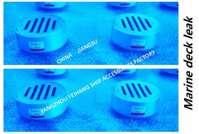 China Marine Round Deck Water Leak YA32 316 Stainless Steel 4 Inch Floor Drain for sale