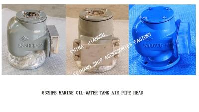 China Oil Water Tank Air Pipe Head Breather Cap 533HFB-65A 65mm Marine Vent for sale