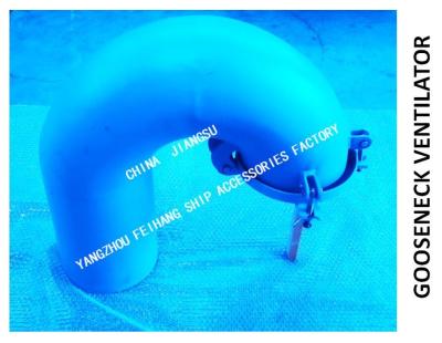 China CBT 4220-2013 Marine Round Gooseneck Ventilator Steel 150mm Diameter for sale