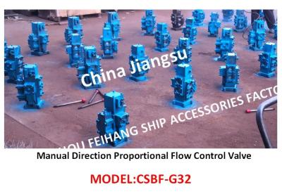 China Marine Manual Proportional Flow Directional Valve CSBF-M-G32 32 Size for sale