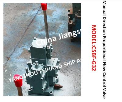 China Marine Manual Proportional Compound Valve CSBF-G32 32mm Port Size Hydraulic Control for sale
