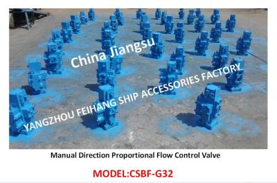 China Manual Proportional Control Valve CSBF-G32 High Safety 32 Size Hydraulic Flow Control for sale