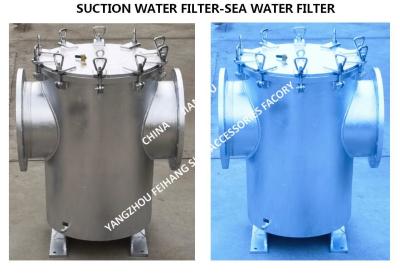 China Hot-Dip Galvanized Suction Sea Water Filter with Stainless Steel Cartridge 2 Inch for sale
