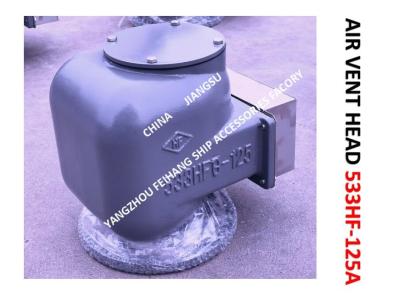 China Cast Iron Pontoon Type Ballast Tank Breathable Cap 125A with Fire Net CB/T3594-1994 for sale