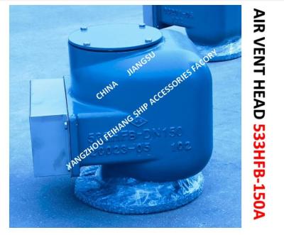 China Ductile Iron Air Pipe Head for Freshwater Tank 533HFB-150A Stainless Steel Interior for sale