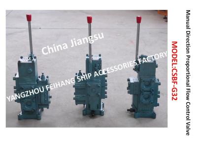 China Marine Manual Proportional Control Valve CSBF-G32 for Windlass Hydraulic Systems for sale