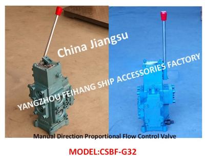 China CSBF-G32 Marine Manual Proportional Flow Valve for Windlass Servo Hoist Variable Speed Control for sale