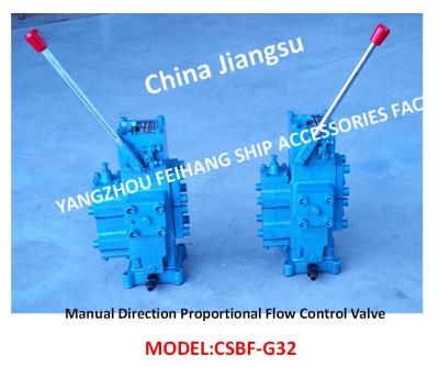 China Marine Manual Proportional Flow Directional Valve CSBF-G32 Cast Iron 32 Size for sale