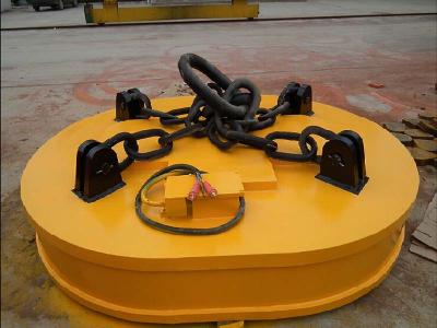 China MW5 100vDC 220v Electromagnetic Lifting Devices For Lifting Metal Scrap for sale