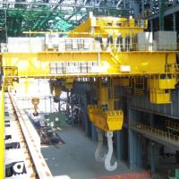 China Double Girder Ladle Handling Steel Plant Crane Heavy Duty 10~20m Lifting for sale