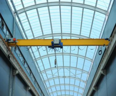 China 10 Ton 3 - 30m / Min Electric Single Girder Overhead Crane European Style for sale