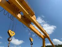 China 5 - 500ton Capacity RTG Cranes Electric Double Girder Rubber Tyre Gantry Crane for sale