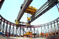 China Double Girder Overhead Nuclear Polar Crane Circle Crane 115t~360t PLC control for sale