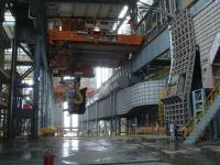 China Silent 50 Ton Overhead Steel Plant Crane High Efficiency 10m~20m Lifting Height for sale