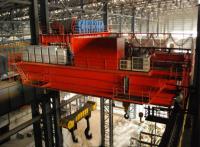 China 32 Ton Foundry Overhead Eot Crane Double Beam Steel Mill Crane Cabin Control for sale