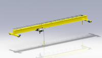 China Workshop 2 ton 3.2 ton Overhead Traveling Crane 7.5~25.5m Span High Security for sale