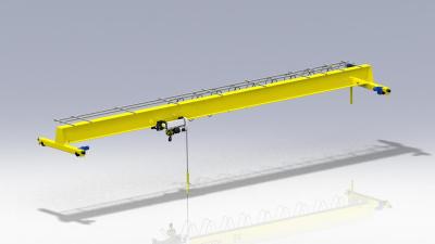China Workshop 2 ton 3.2 ton Overhead Traveling Crane 7.5~25.5m Span High Security for sale