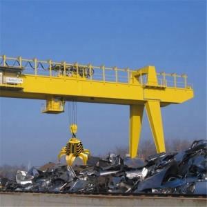 China 20t Industrial Gantry Crane with grab for sale