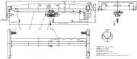 China Span 7.5m-30m Single Girder Overhead Traveling Crane Explosion Proof  Q235B for sale
