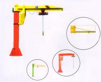 China 1000kg Fixed Floor Pillar Mounted Jib Crane for sale