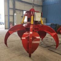 China Electric Hydraulic Mutivable Double Disc Crane Grab Bucket For Material Handling for sale