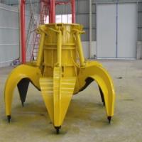 China Electric Hydraulic Mutivable Double Disc Crane Grab Bucket For Material Handling for sale
