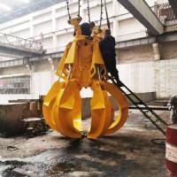 China Electric Hydraulic Mutivable Double Disc Crane Grab Bucket For Material Handling for sale
