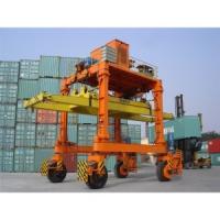 China PLC Control RTG Rubber Tyre Gantry Crane For 40ft 45ft Container for sale