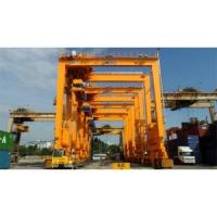 China PLC Control RTG Rubber Tyre Gantry Crane For 40ft 45ft Container for sale
