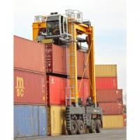 China 30 Ton Container Gantry Crane 50 Ton Straddle Carrier 40t RTG Crane Rubber Tyre for sale