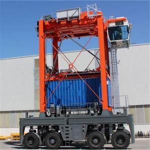 China Straddle Carrier Hydraulic Gantry Crane RTG Container Crane 6-30m Lifting for sale
