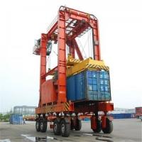 China Straddle Carrier Hydraulic Gantry Crane RTG Container Crane 6-30m Lifting for sale